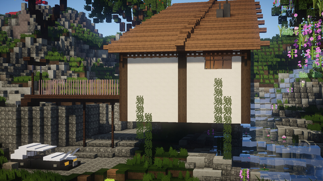 Remastered Japanese Stilt House Minecraft Map