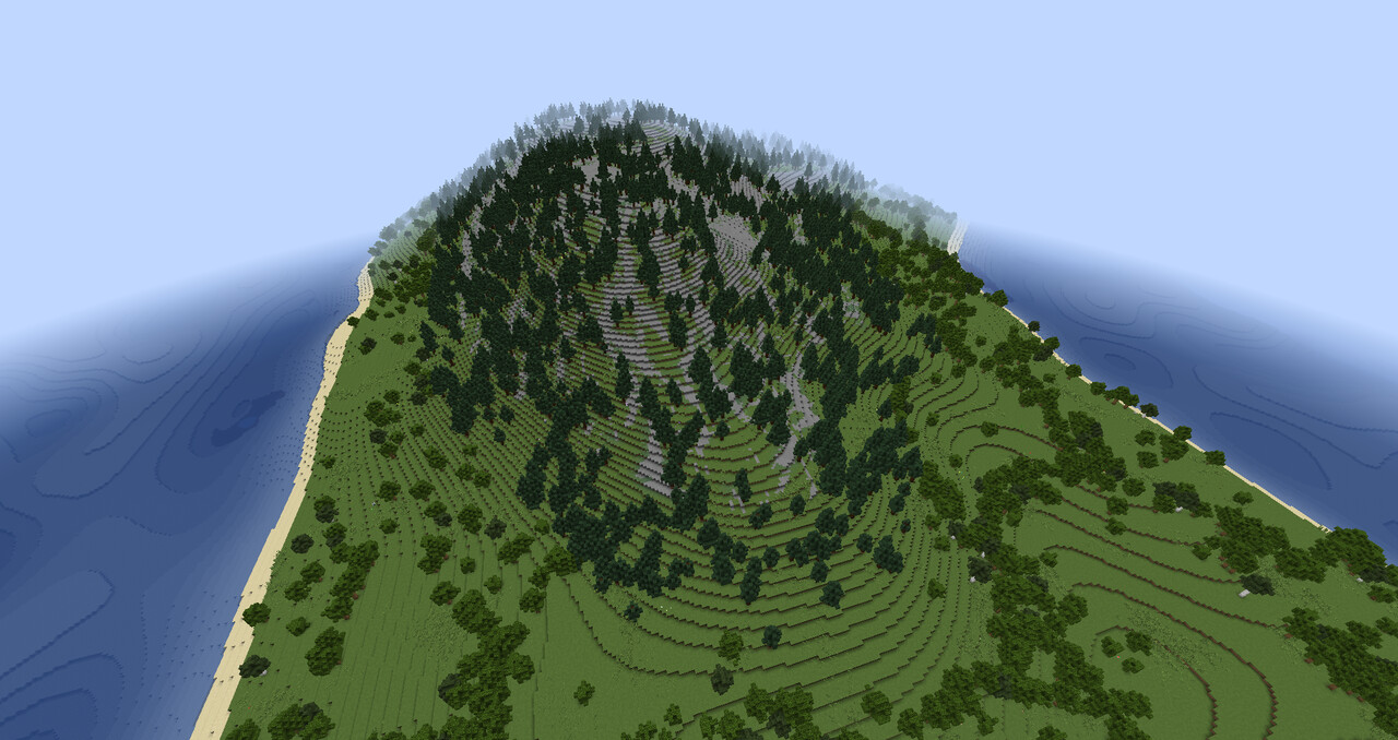 Large Survival Island Minecraft Map