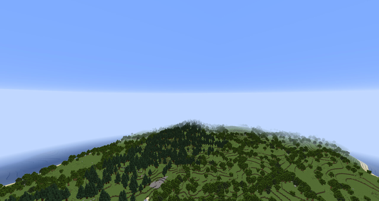 Large Survival Island Minecraft Map