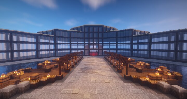 Adventurer's Guild + Town Minecraft Map