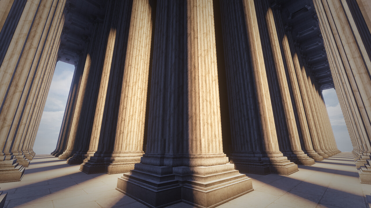 Greek/Roman inspired temple [Conquest Reforged] Minecraft Map
