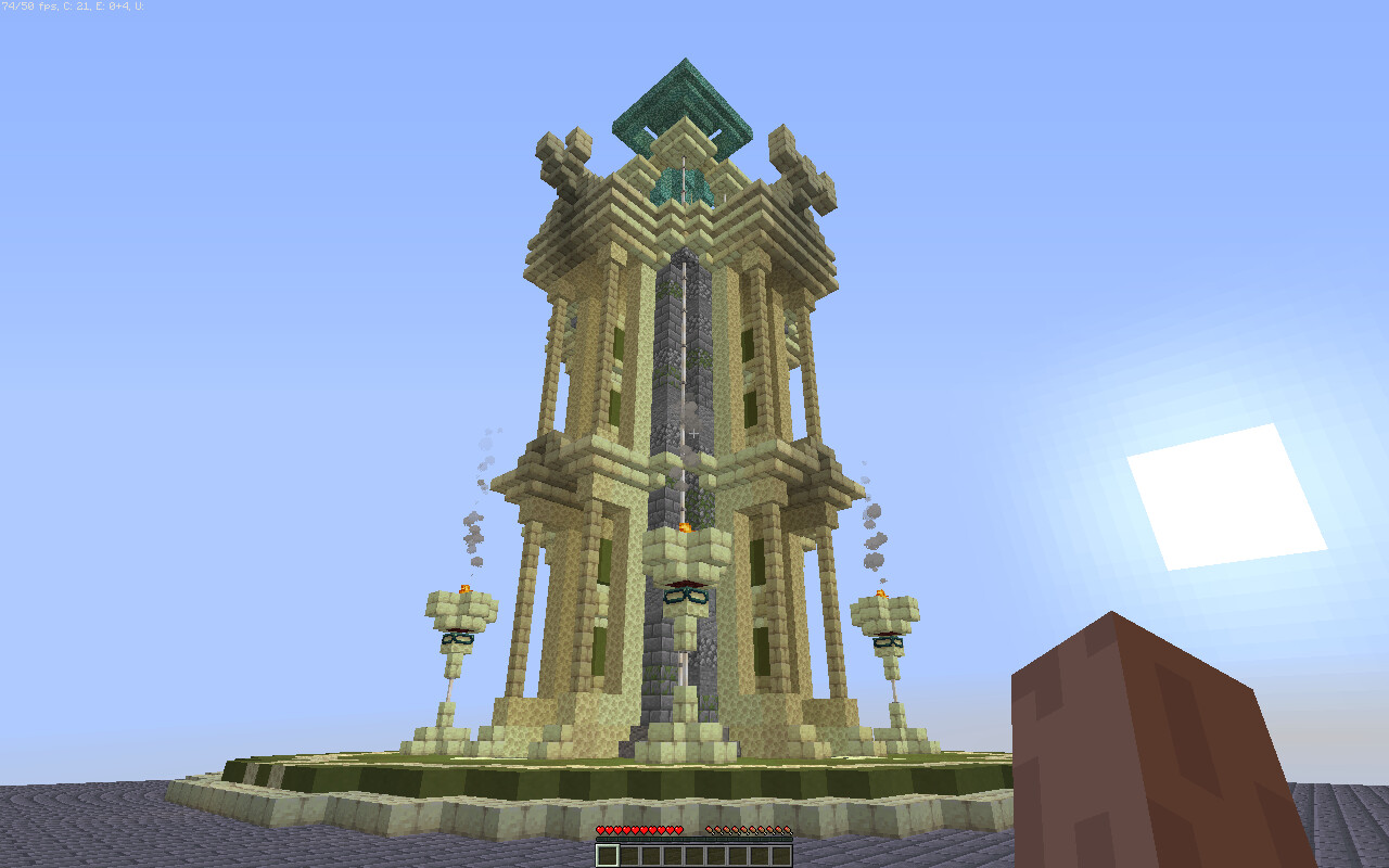 The END monument Minecraft Map