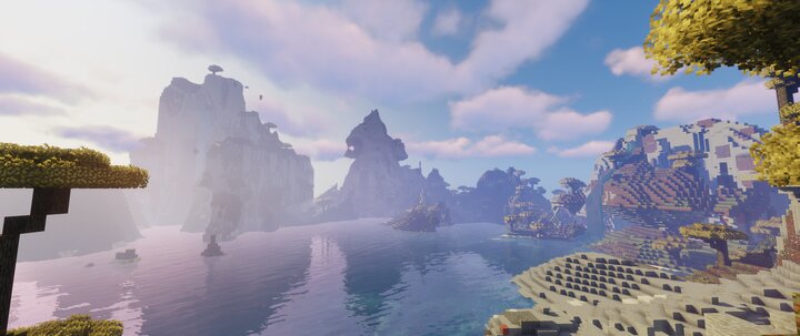 incredibly beautiful landscape Minecraft Map