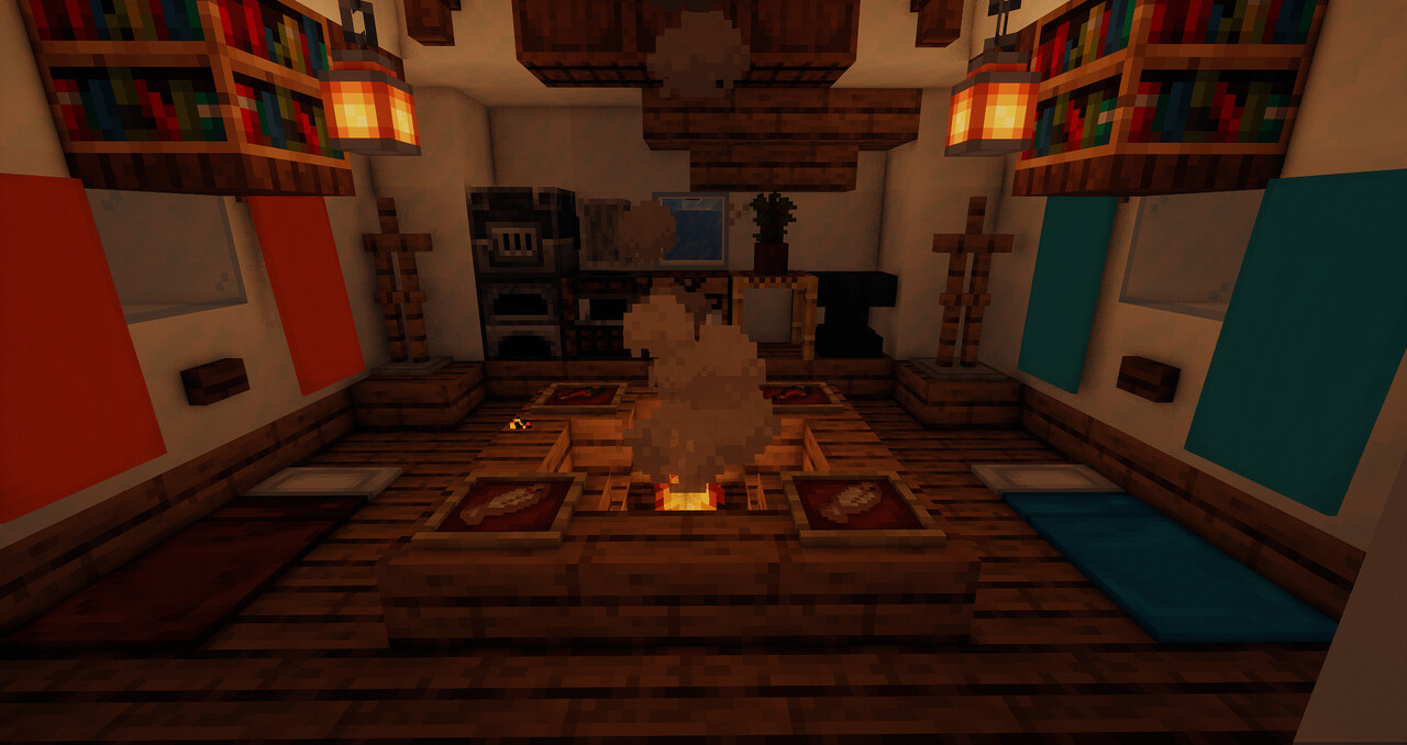 Waterbending Underground Village Minecraft Map