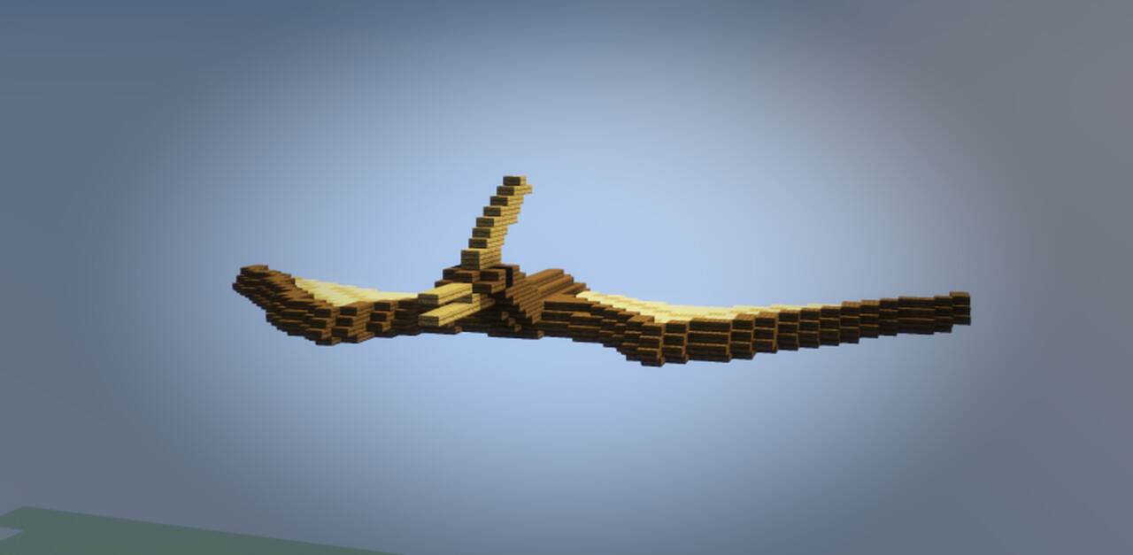 Pterodactyl, the flying reptile Minecraft Map