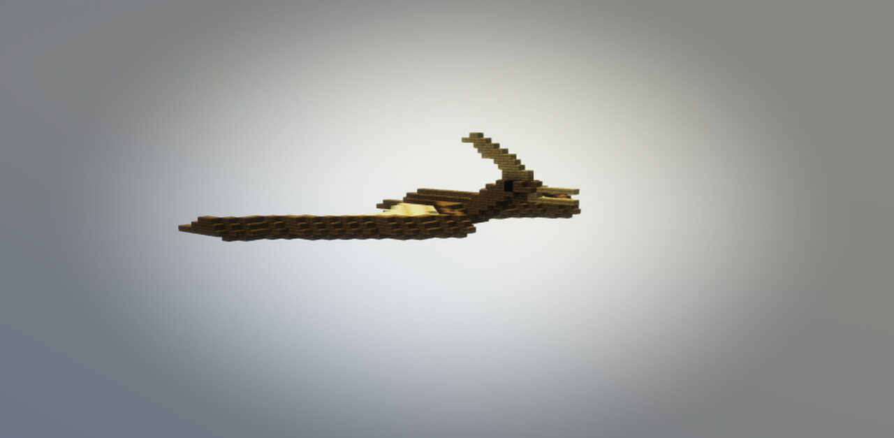 Pterodactyl, the flying reptile Minecraft Map