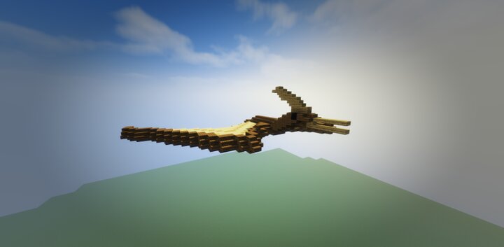 Pterodactyl, the flying reptile Minecraft Map