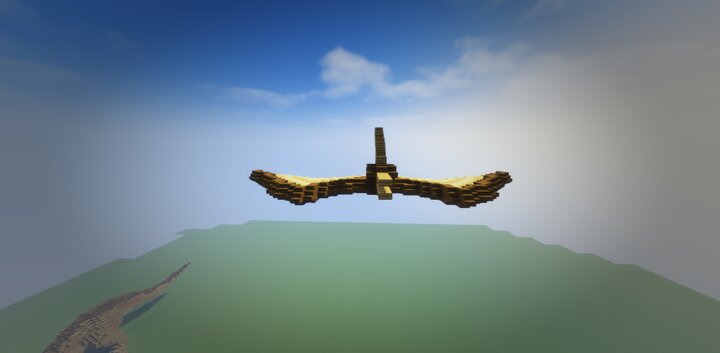 Pterodactyl, the flying reptile Minecraft Map