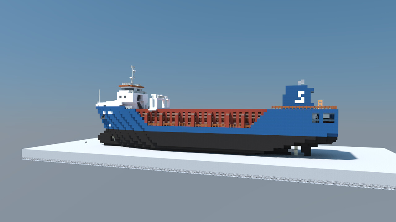 Peak Bergen (1:1 Scale Cargo Ship) Minecraft Map