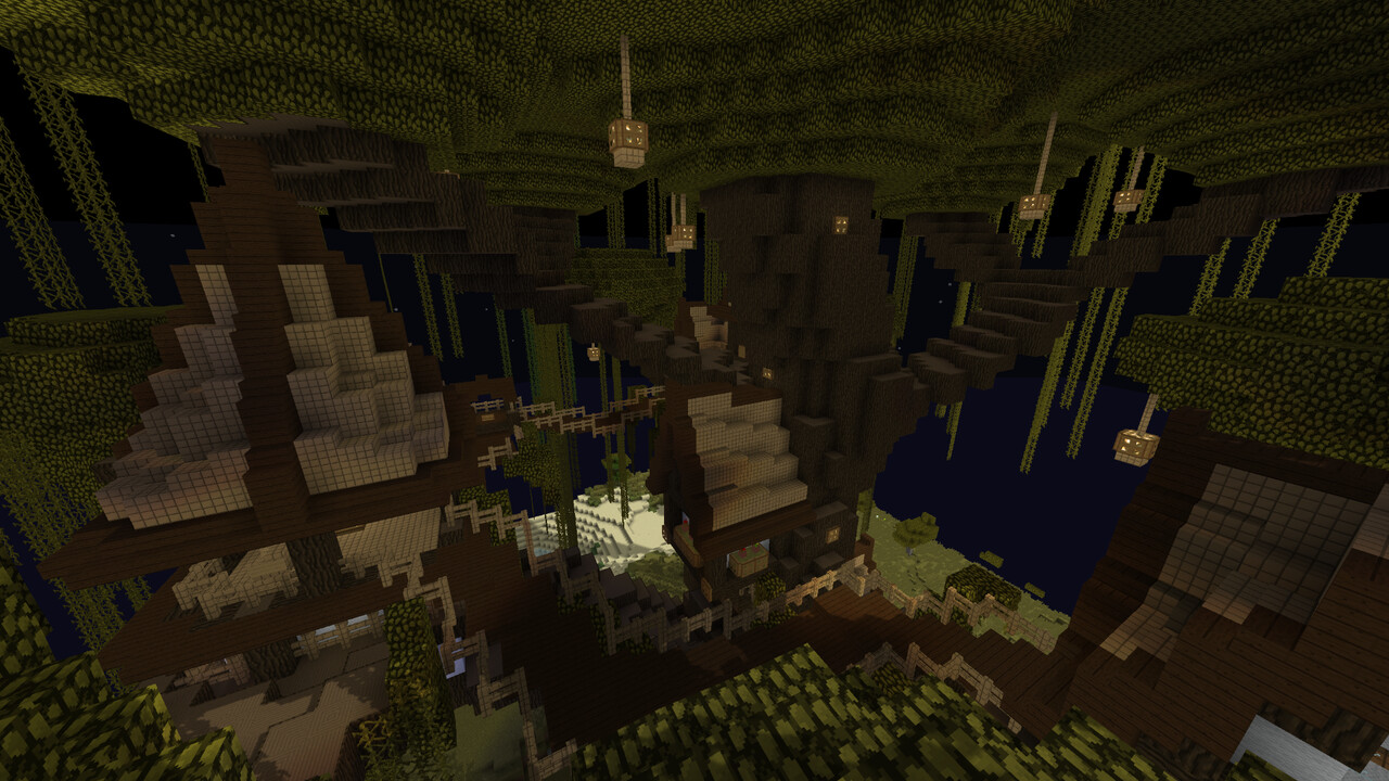 Medieval Tree House Village Minecraft Map