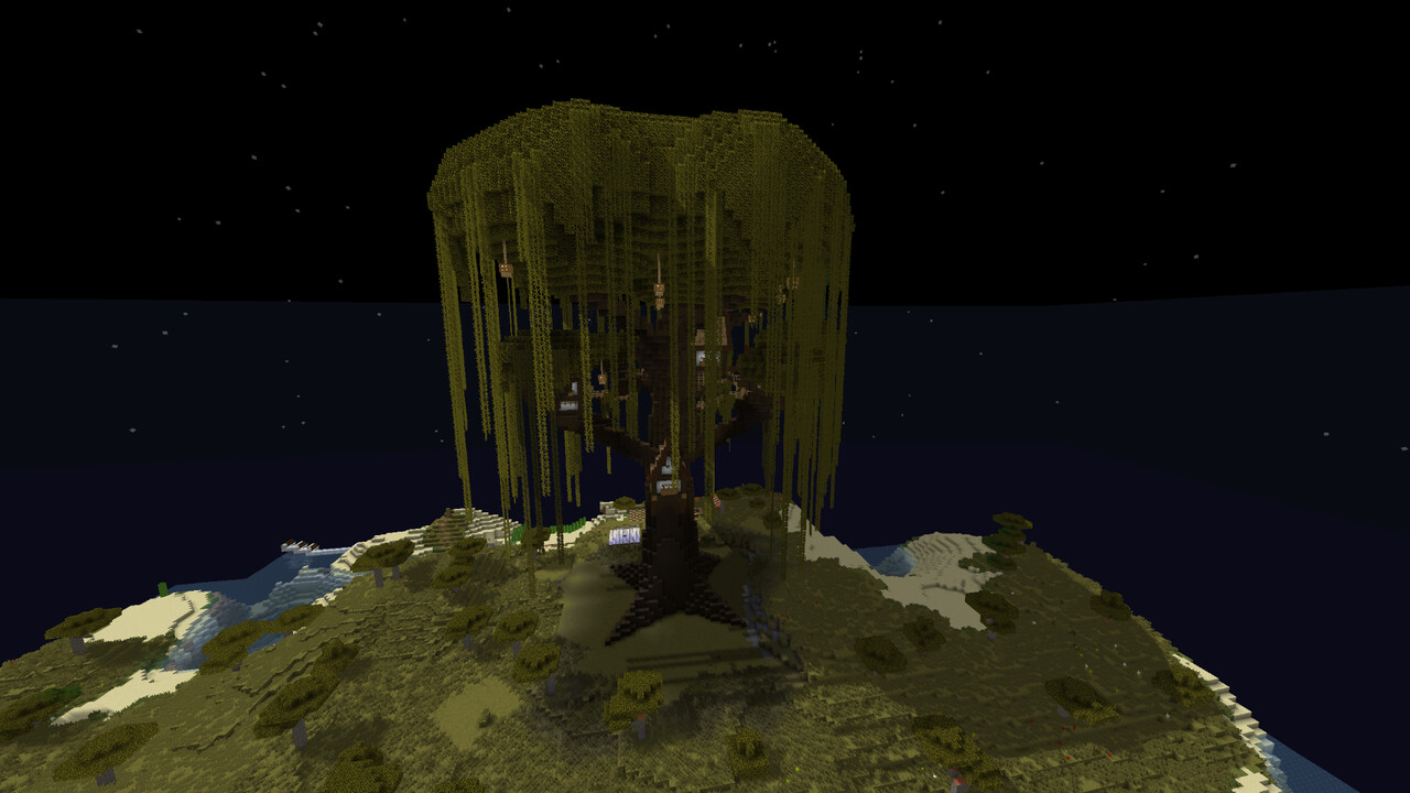 Medieval Tree House Village Minecraft Map