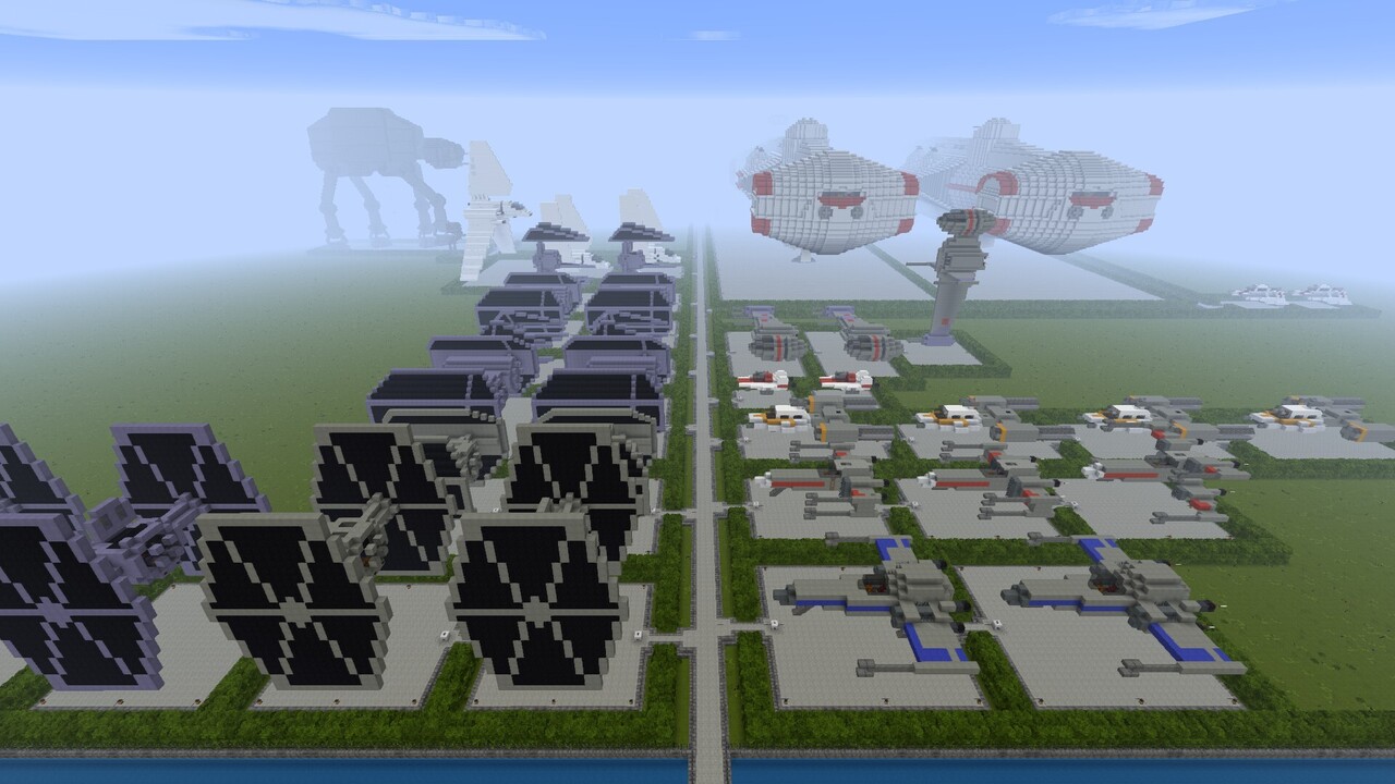 Star Wars Vehicle Museum Minecraft Map