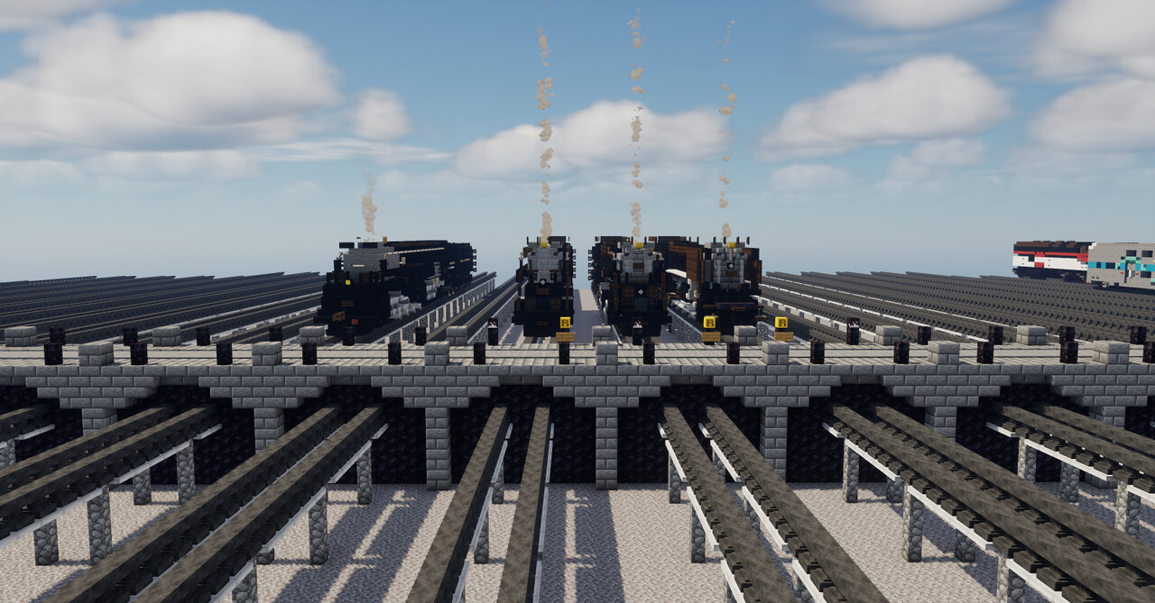 Union Pacific Steam Heritage Fleet {844/3985/4014} [1.5:1] Minecraft Map