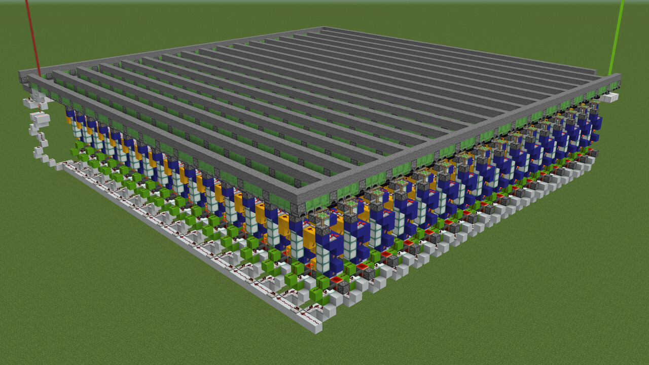 64x64 Random maze Minecraft Map