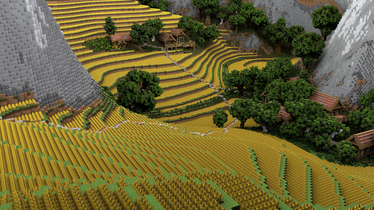 Ruong bac thang | Teracces Minecraft Map