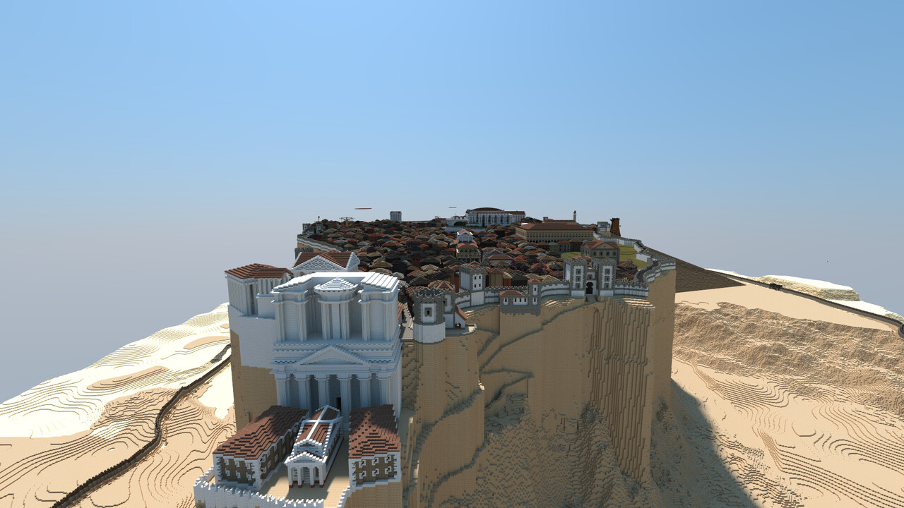 Desert Castle of Masada [Castle Record] Minecraft Map