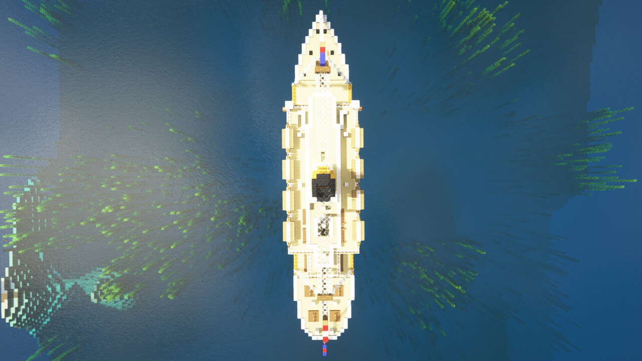 Small Ocean Liner Schematic (1.14.4) Minecraft Map