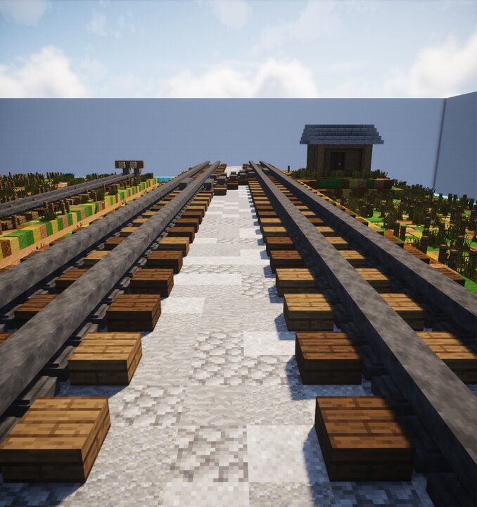 Small Railway Diorama Minecraft Map