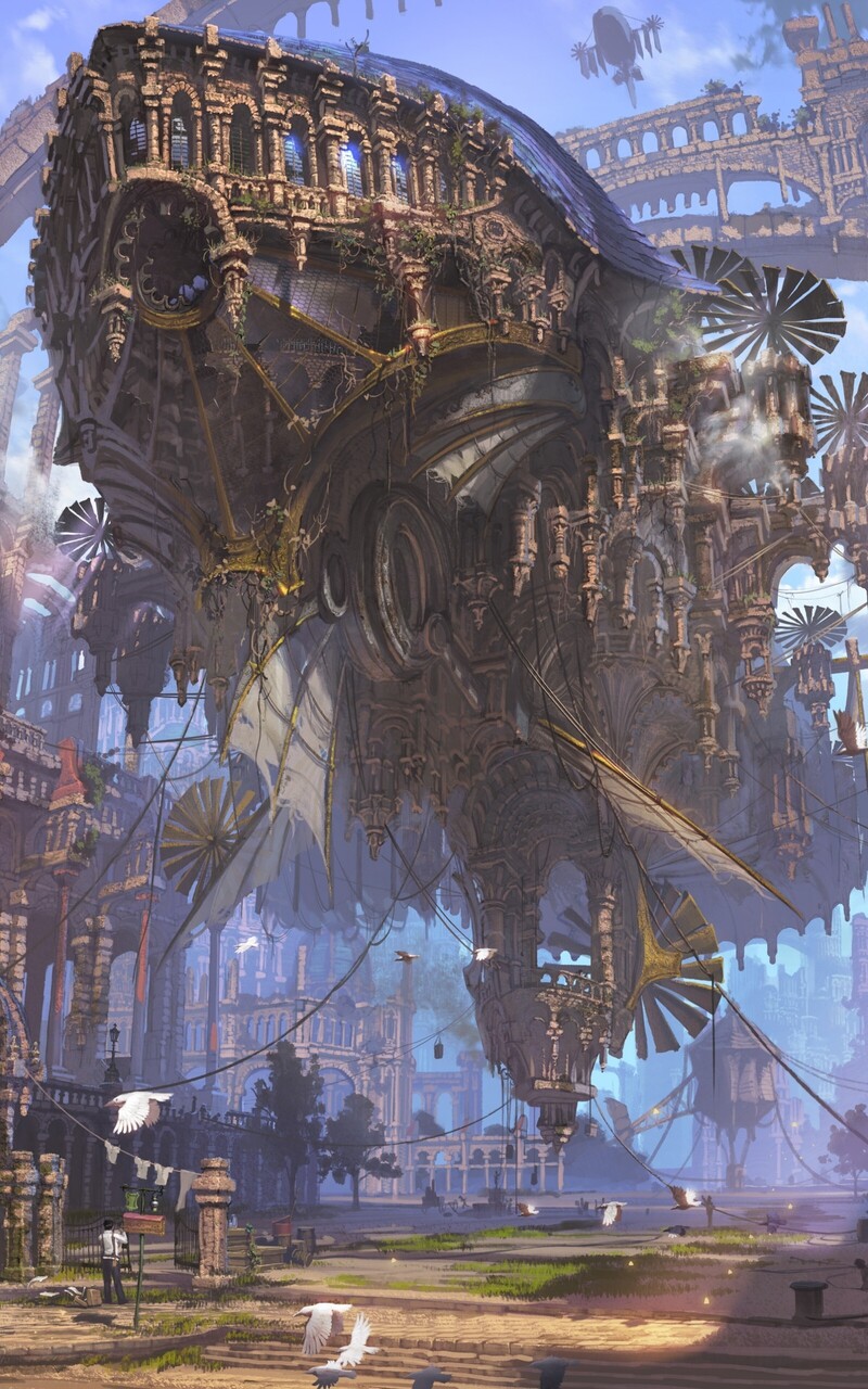 Steampunk Airship Minecraft Map