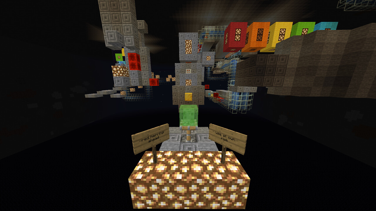 Highly Elaborate Lock-and-Key Mechanisms Minecraft Map