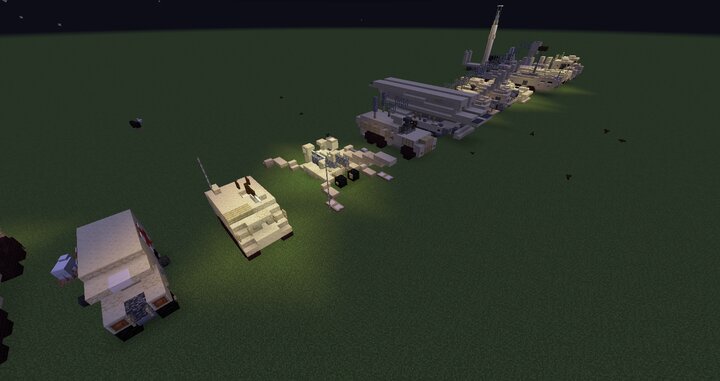 military cars/tanks/trucks. Minecraft Map