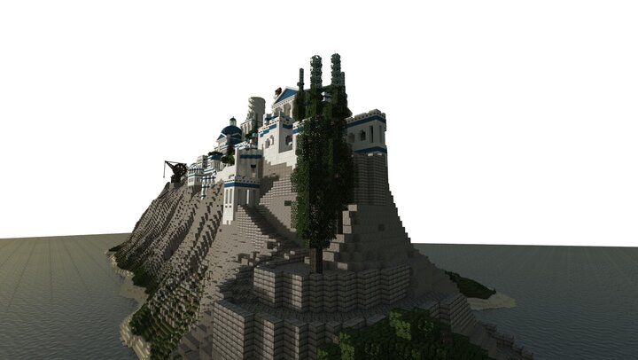 Santorini Greek Island City [Timelapse] Minecraft Map