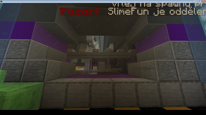 SlimeFun Spawn: Small style Minecraft Map