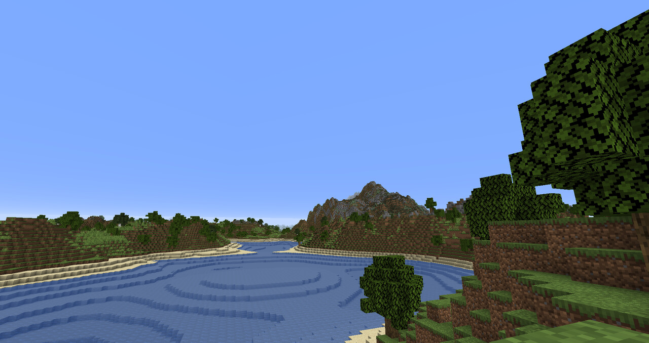 Mountain Island Minecraft Map