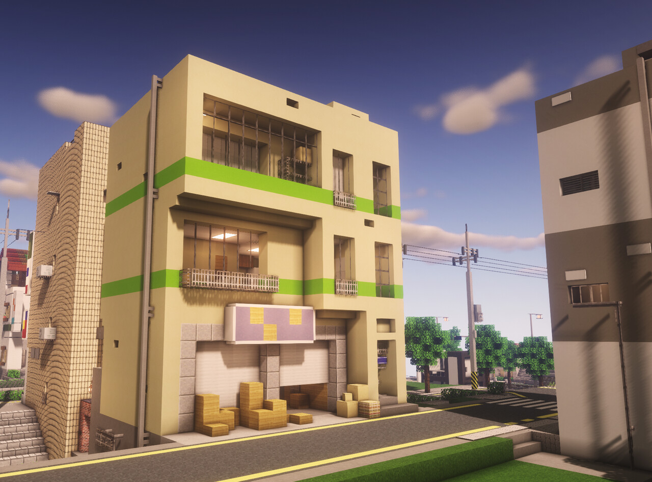 Recycling center building + 2 remodeling Minecraft Map