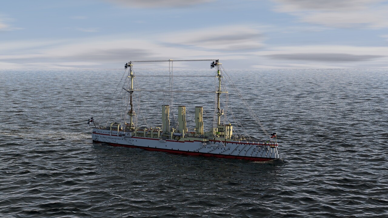 SMS Emden 1908 Minecraft Map