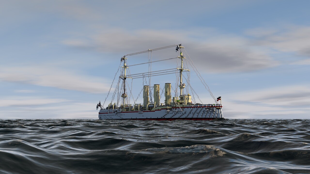 SMS Emden 1908 Minecraft Map