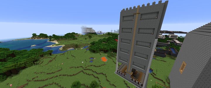 Vertical Automatic Mob Farm (Download) Minecraft Map