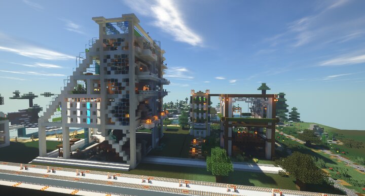Titania - A massive, modern and original metropolis! Minecraft Map