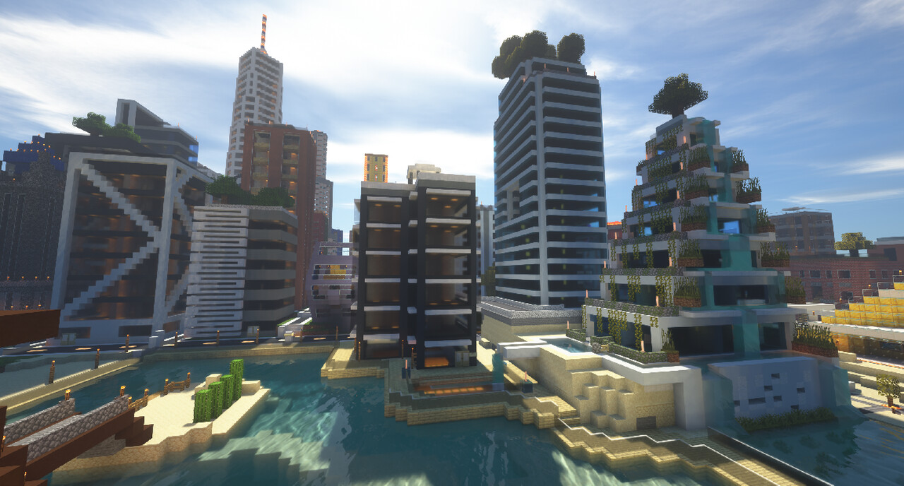 Titania - A massive, modern and original metropolis! Minecraft Map