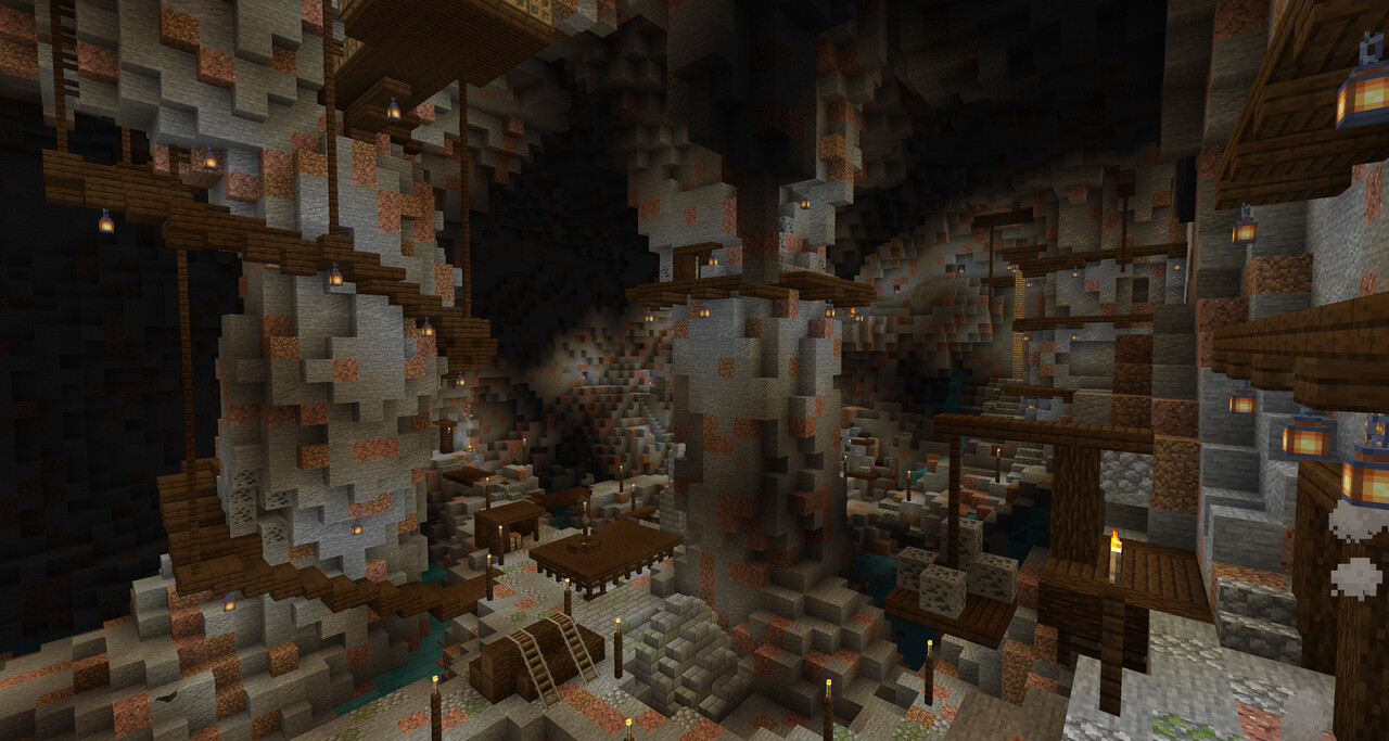 The ancient cave Minecraft Map