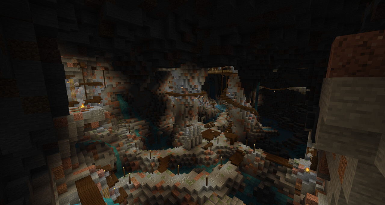 The ancient cave Minecraft Map
