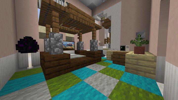 The Blue Lakes | Interior Decoration Contest Minecraft Map