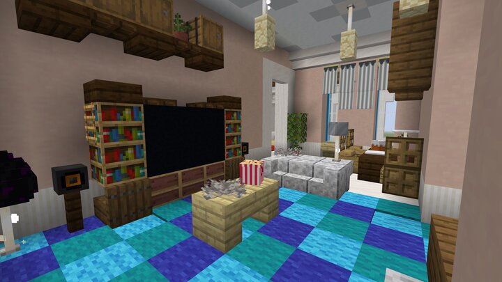 The Blue Lakes | Interior Decoration Contest Minecraft Map