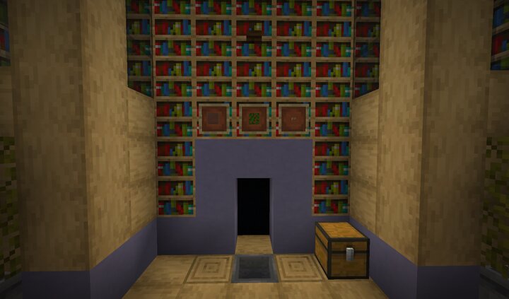 Library Puzzle Escape *IMPOSSIBLE* Minecraft Map