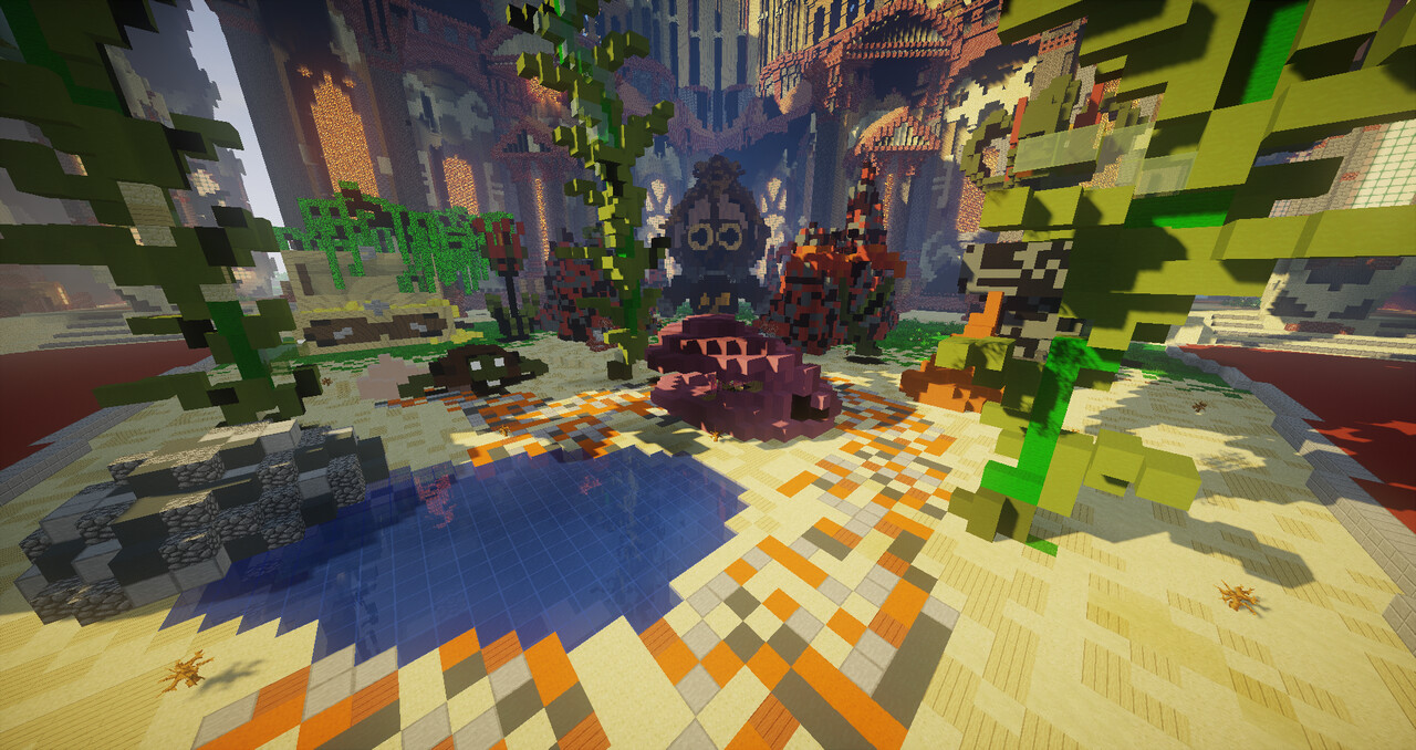 ⚔ Spawn Faction + Warzone 300x300 For Sell ⚔ [5$] Minecraft Map