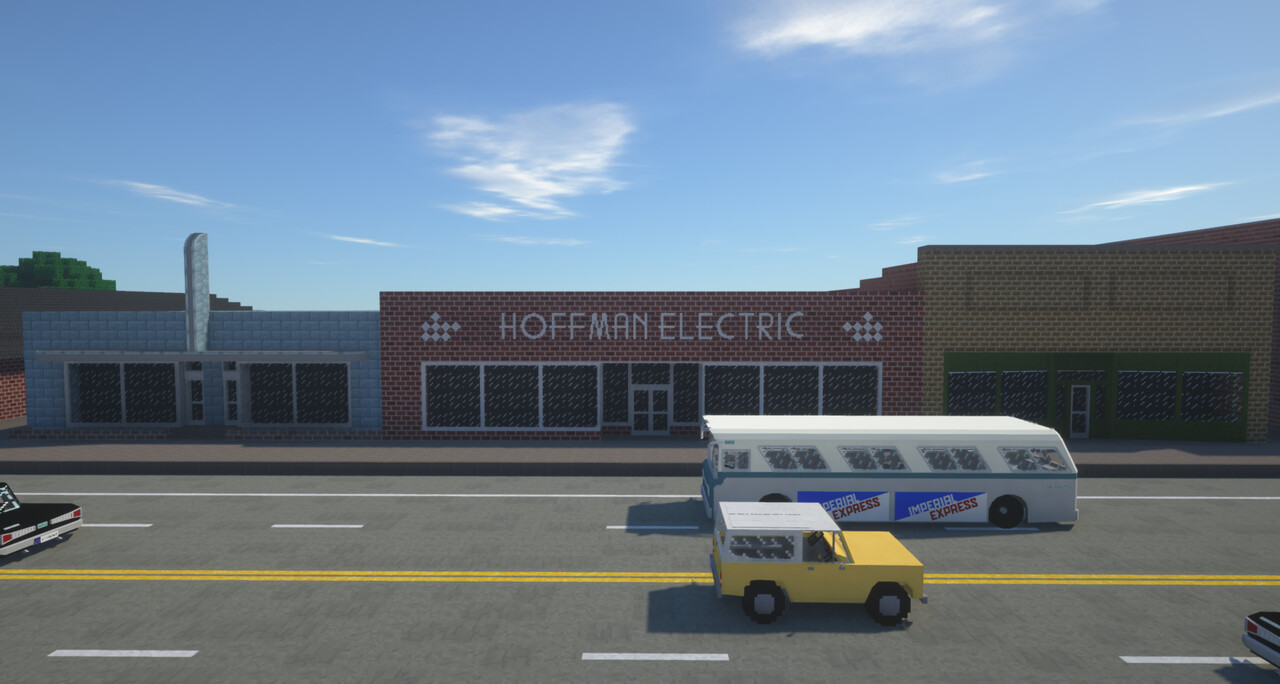 Main Street Storefronts Minecraft Map