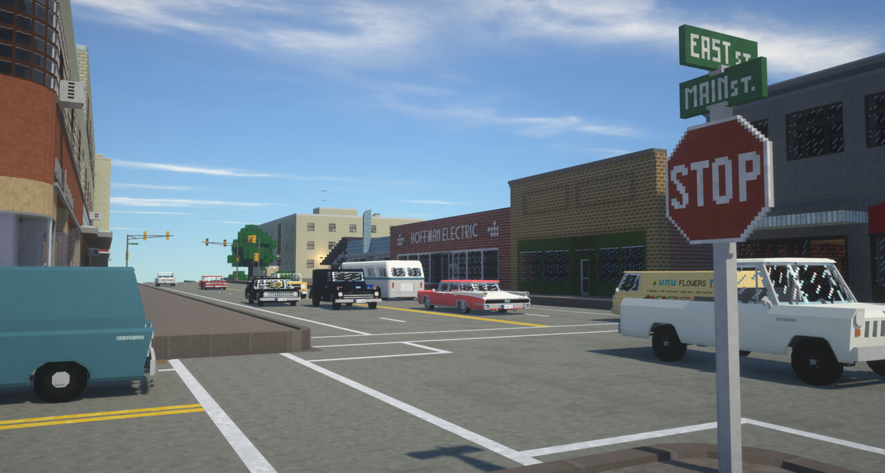 Main Street Storefronts Minecraft Map
