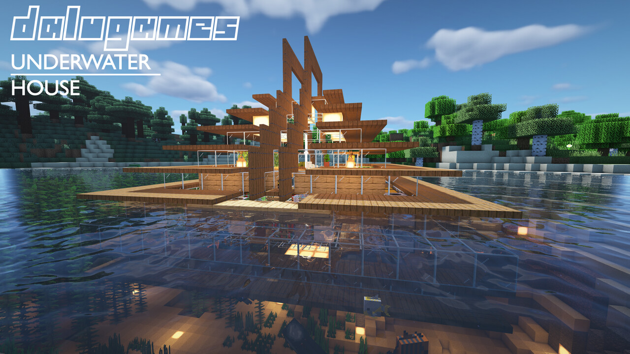 Minecraft: Underwater house Minecraft Map