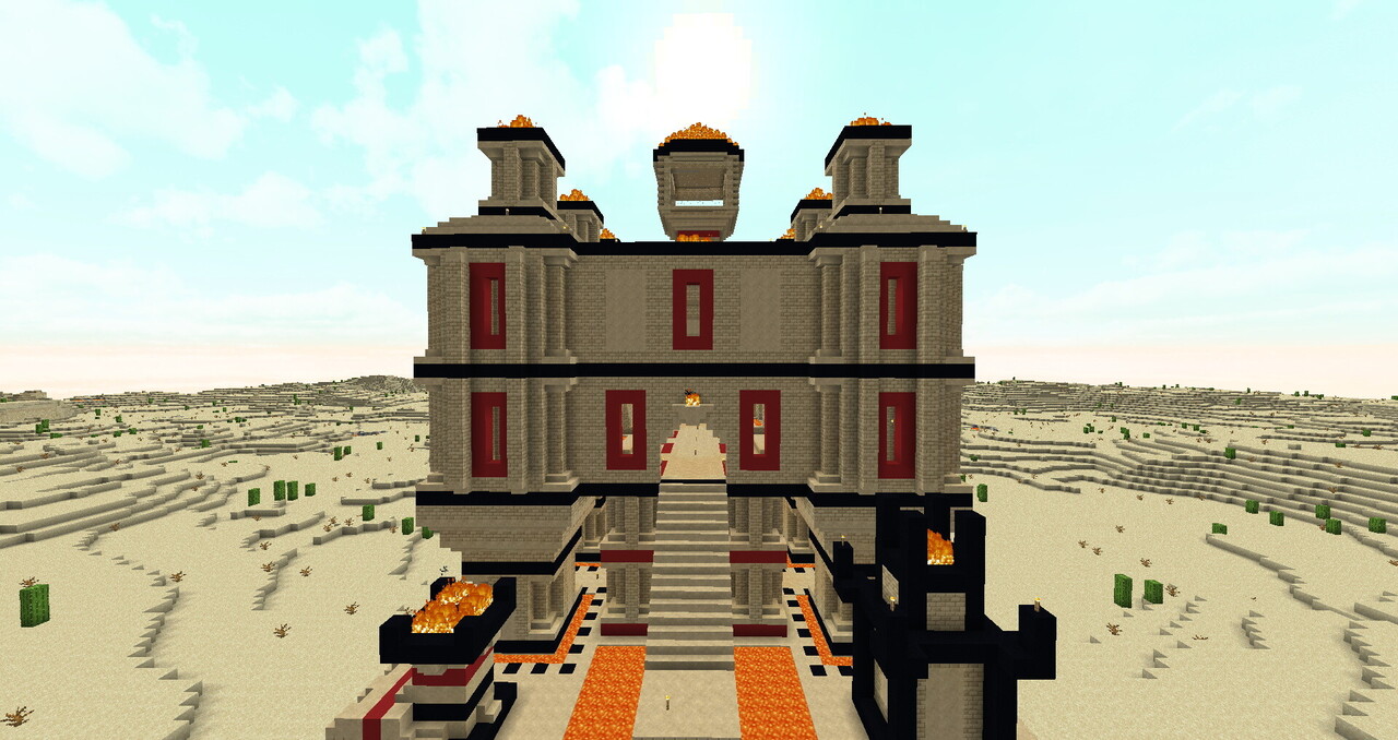 The Burning Desert - Shopping Center Minecraft Map