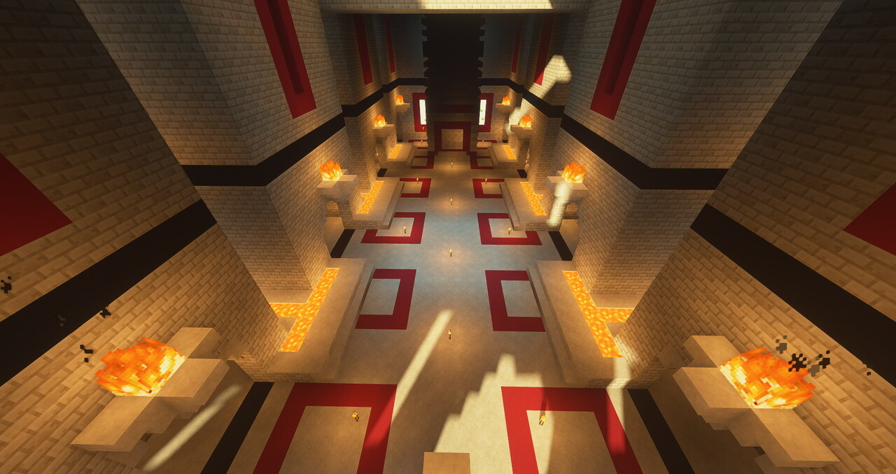 The Burning Desert - Shopping Center Minecraft Map