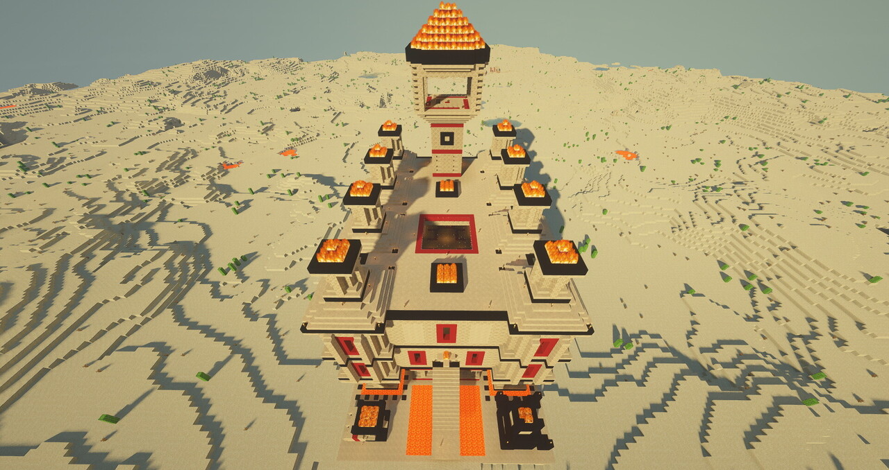 The Burning Desert - Shopping Center Minecraft Map