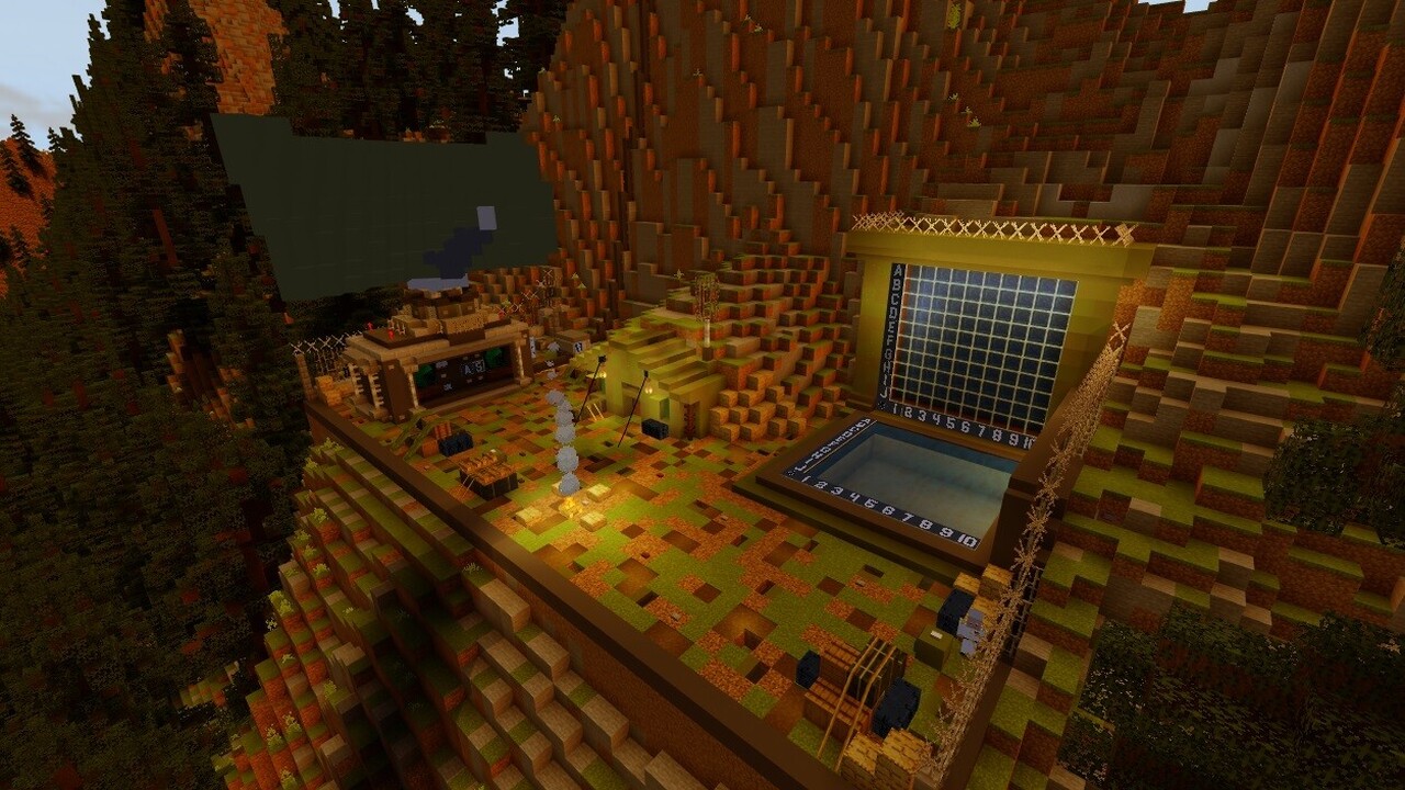 Battleships Interactive Gamemode Minecraft Map