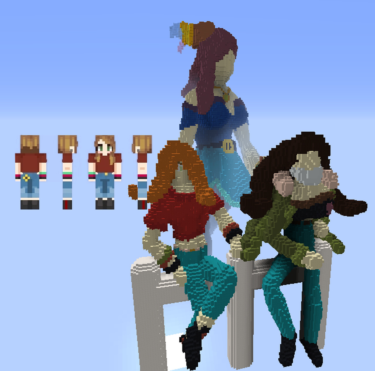 Evie statue [PMC member project (02)] Minecraft Map