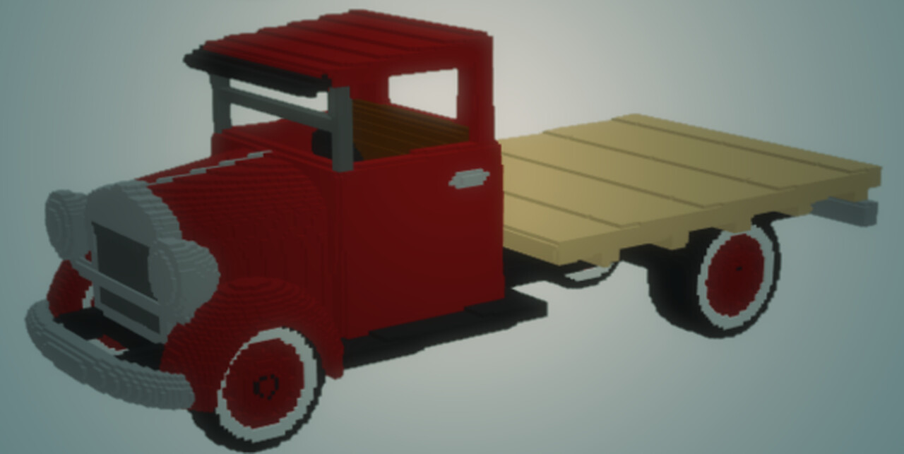 Old Red Truck Minecraft Map