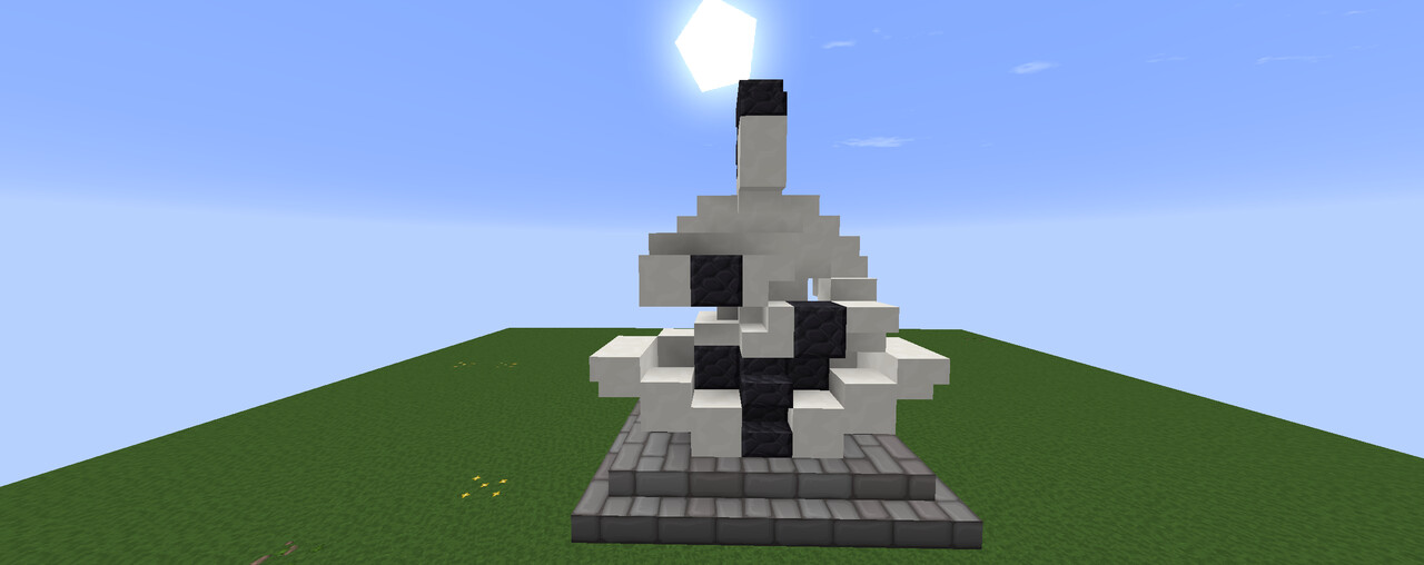 Seated statue Minecraft Map